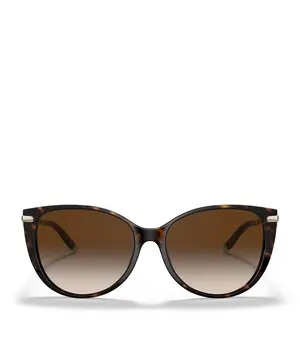 Tiffany & Co. Acetate Cat Eye Sunglasses - Brown