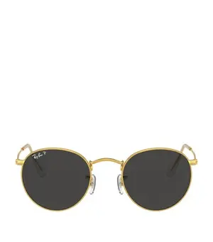 Ray-ban Round Metal Sunglasses - Gold
