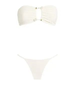 MORE NOIR Embellished Sonny Bikini - Ivory