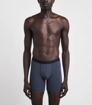 Hanro Micro-touch Shortleg Boxer Briefs - Grey