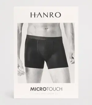 Hanro Micro-touch Shortleg Boxer Briefs - Grey