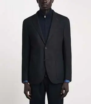 Corneliani Stretch-wool Detachable-insert Blazer