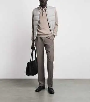 Corneliani Cashmere-blend Quilted Padded Gilet