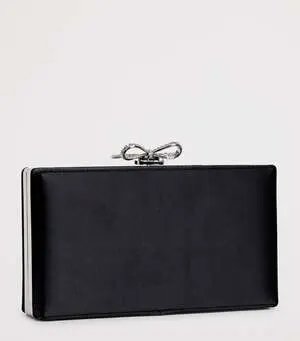 SELF-PORTRAIT Crystal Chainmail Clutch Bag