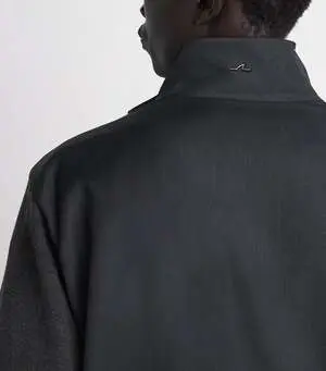 Paul & Shark Virgin Wool Hybrid Zip-up Jacket