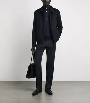 Paul & Shark Virgin Wool Quarter-zip Sweater