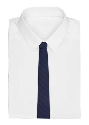 Gant Striped Silk Neck Tie - Navy