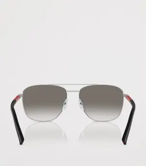 Prada Metal Aviator Sunglasses