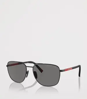 Prada Metal Aviator Sunglasses