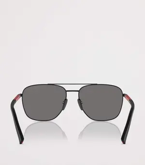 Prada Metal Aviator Sunglasses