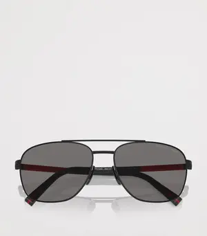 Prada Metal Aviator Sunglasses