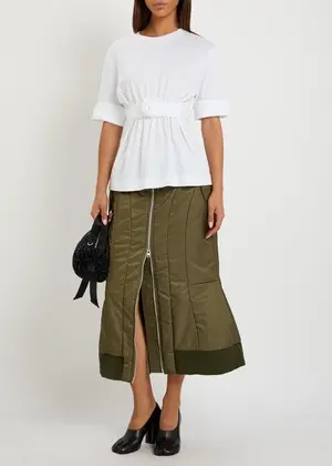 Simone Rocha Padded Shell Midi Skirt