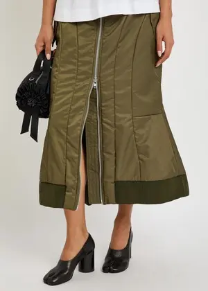 Simone Rocha Padded Shell Midi Skirt