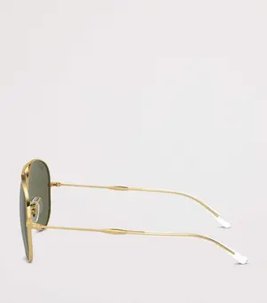 Ray-ban Metal Aviator Pilot Sunglasses - Gold