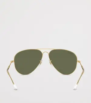 Ray-ban Metal Aviator Pilot Sunglasses - Gold