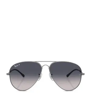 Ray-ban Metal Aviator Pilot Sunglasses - Grey