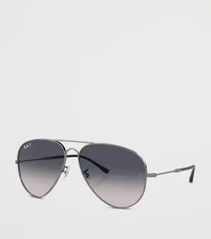Ray-ban Metal Aviator Pilot Sunglasses - Grey