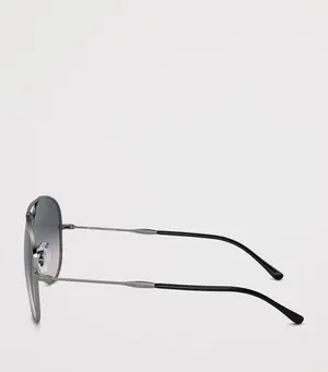 Ray-ban Metal Aviator Pilot Sunglasses - Grey