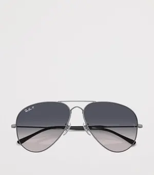 Ray-ban Metal Aviator Pilot Sunglasses - Grey