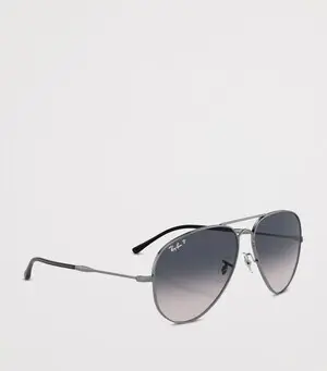 Ray-ban Metal Aviator Pilot Sunglasses - Grey