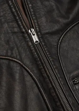 Polo Ralph Lauren Distressed Leather Jacket