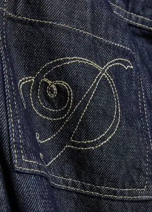 DAMSON MADDER Balloon Leg Jeans With Belt