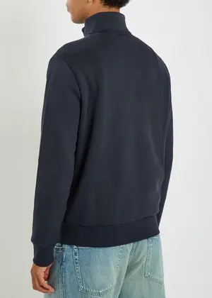 Polo Ralph Lauren Half-zip Cotton-blend Sweatshirt