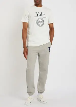Gant Yale Appliquéd Cotton Sweatpants