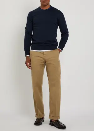 Gant Yale Straight-leg Cotton-twill Chinos