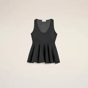 AMI Paris Sleeveless Wool Top