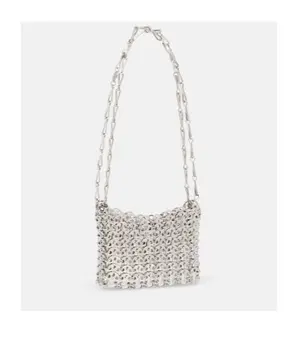 Rabanne 1969 Nano Embellished Shoulder Bag