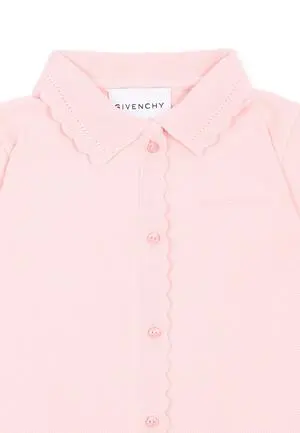 Givenchy Pleated Scalloped-trim Dress