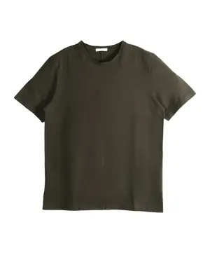 THE ROW Crew Neck T-shirt - Brown