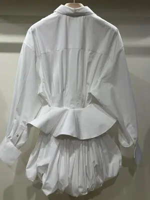 Celine Cotton Poplin Shirt Dress