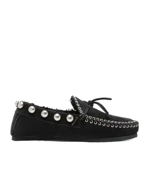 Isabel Marant Étoile Fitza Studded Loafers - Black