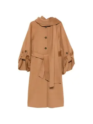Zimmermann Valiant Wool Blend Coat - Beige