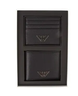 Emporio Armani Logo-plaque Wallet Set