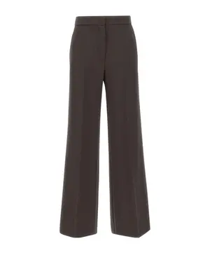 KAOS Pleated Palazzo Pants - Brown