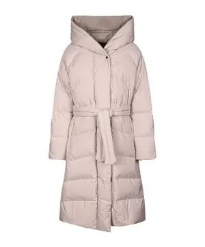 MOORER Belted Hooded Puffer Jacket