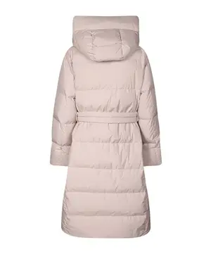 MOORER Belted Hooded Puffer Jacket