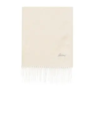 Brioni Tasseled Scarf - Beige