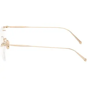 Matsuda Octagonal Rimless Metal-frame Eyeglasses