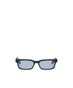RETROSUPERFUTURE Gesto Rectangular Acetate Sunglasses - Black