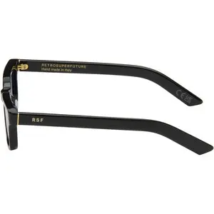 RETROSUPERFUTURE Gesto Rectangular Acetate Sunglasses - Black