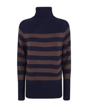BASERANGE Long-sleeved Striped Sweater