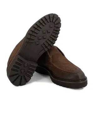 DOUCAL'S Raised-stitch Suede Ankle Boots