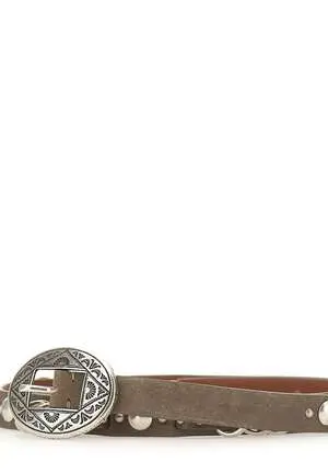 GOLDEN GOOSE Studded Buckle Belt