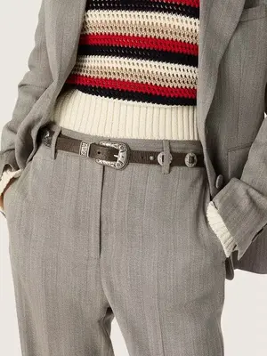 GOLDEN GOOSE Lace Belt