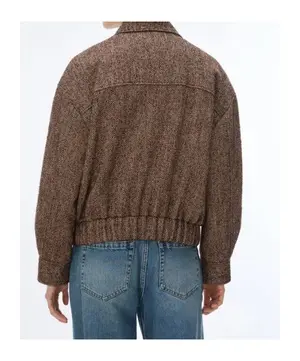 IBLUES Textured Tweed Jacket