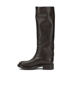 STRATEGIA Round Toe Low Block Heel Boots
